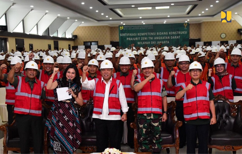 Kementerian Pupr Adakan Program Sertifikasi Bagi 1173 Prajurit Zeni Ad Independensi
